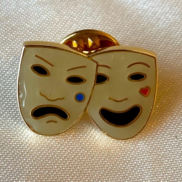 Burberry | Accessories | Burberry Drama Masks Pinhighly Collectible ...